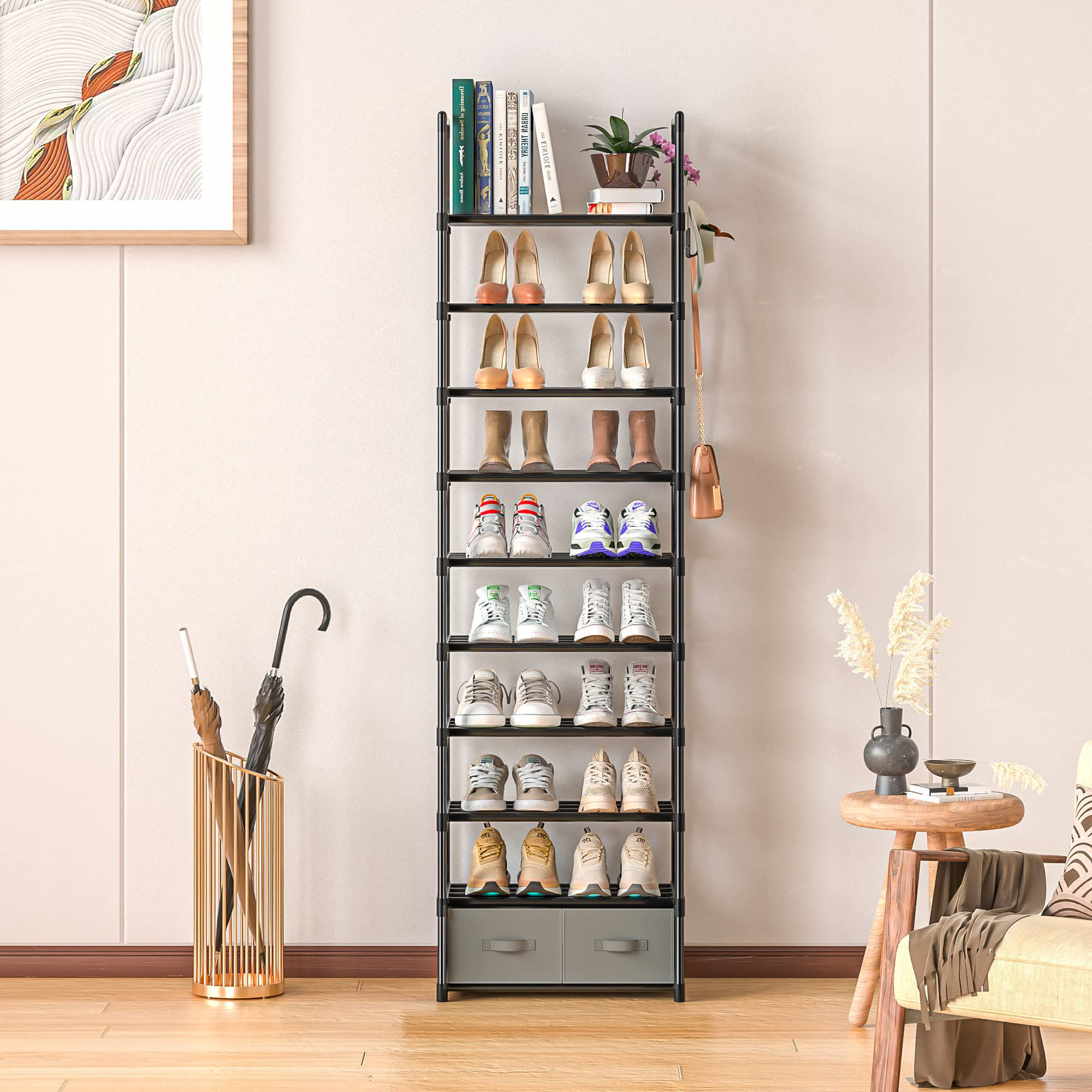 Rebrilliant 25 Pair Shoe Storage | Wayfair