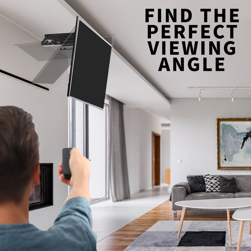 VIVO Motorized Flip Down Ceiling TV Mount for 40" to 85" Screens | Wayfair