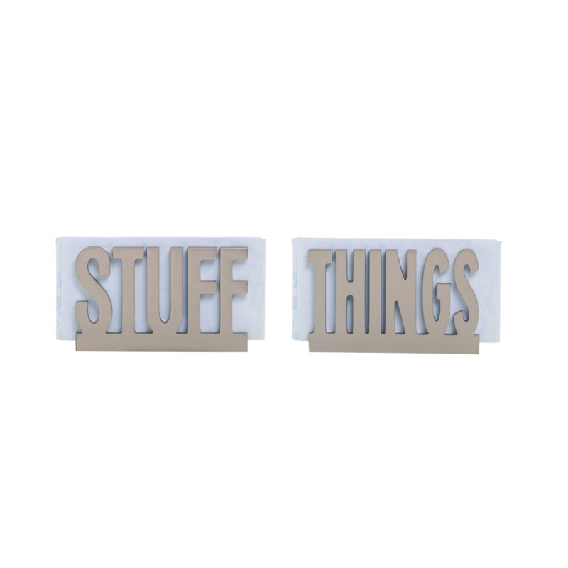 Ophelia & Co. MDF Stuff/Things Organizer Set of 2 Spring Home ...