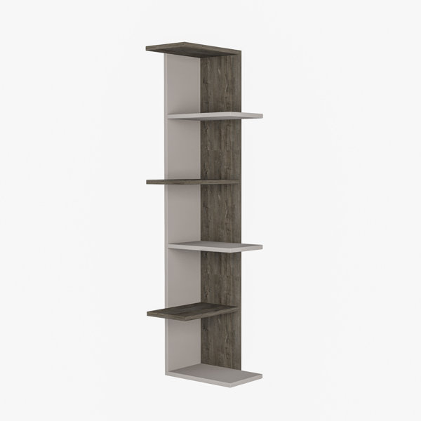 East Urban Home Geometric Bookcase & Reviews | Wayfair