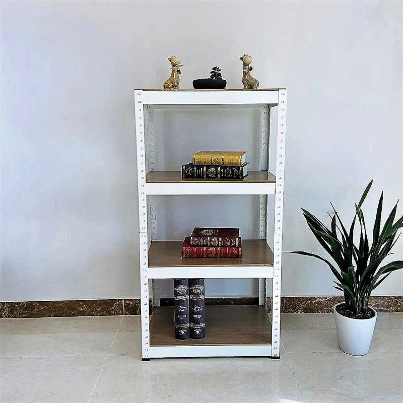 17 Stories Storage Shelves - 4 Tier Adjustable Garage Storage Shelving ...