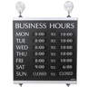 U.S. Stamp & Sign Headline Sign Century Series Business Hours Sign ...