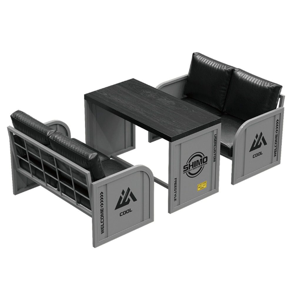 17 Stories Container style table and chairs combination - Wayfair Canada