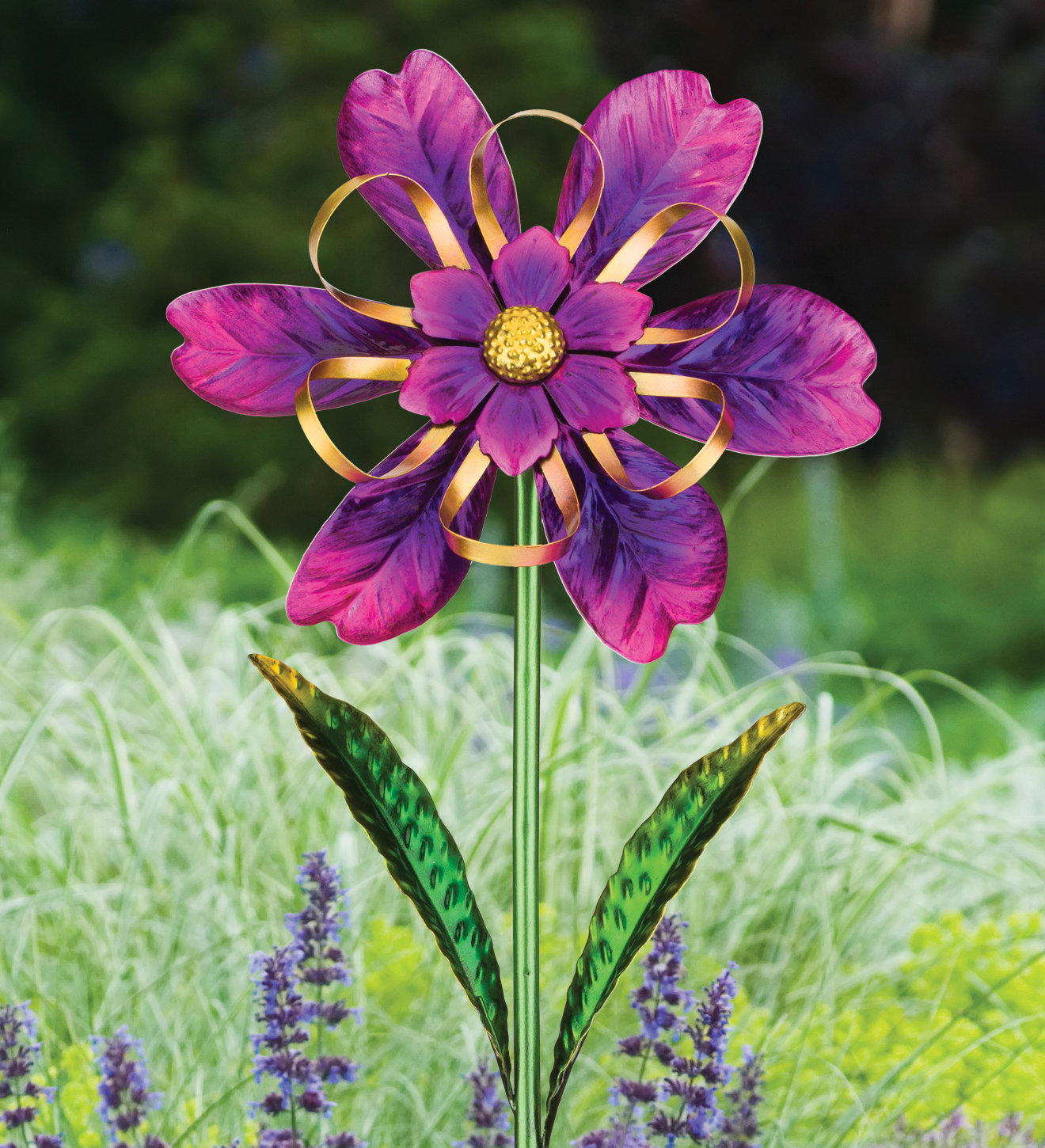 Regal Art & Gift Ribbon Flower Spinner Stake & Reviews | Wayfair