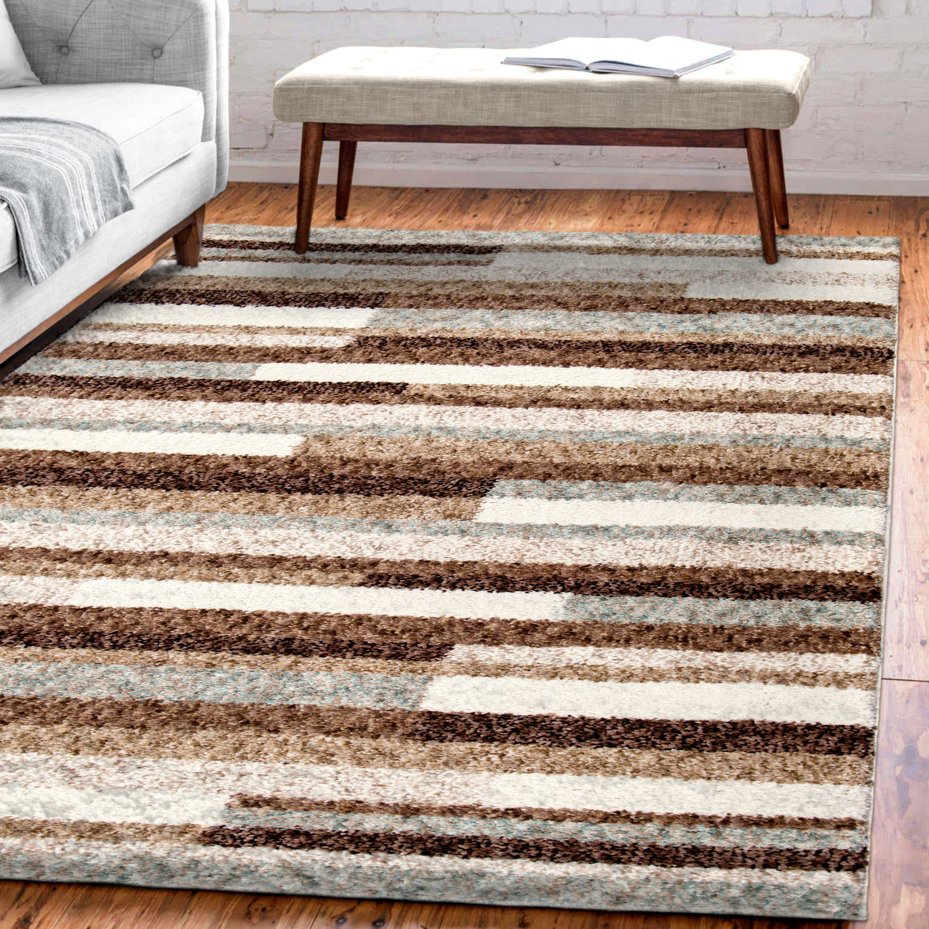 Hokku Designs Genece Multi Stain Resistant Area Rug | Wayfair
