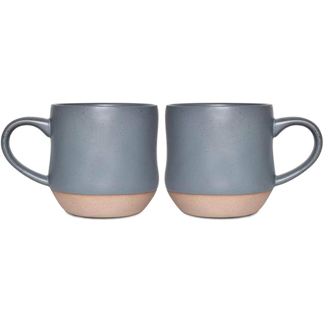 One Allium Way® Stoneware Speckled Coffee Mugs Set Of 2, 17 Oz | Wayfair