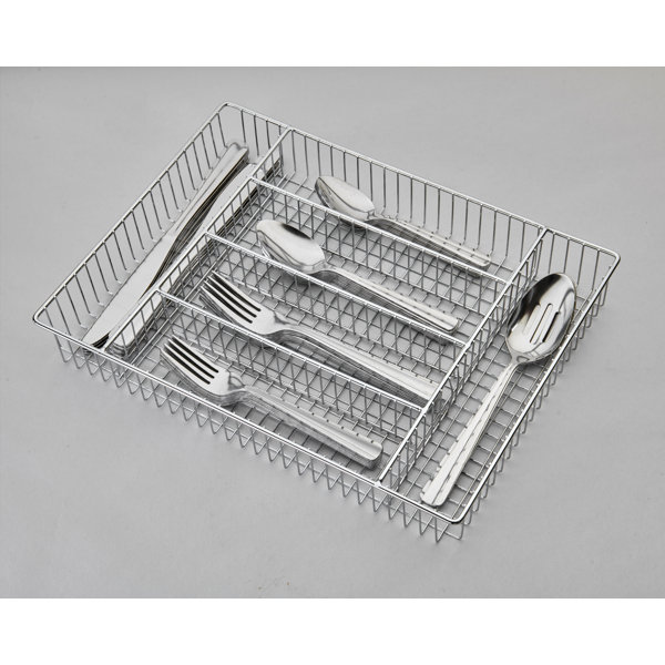 Ornative Flatware ALICJA Stainless Steel 42 Pieces Flatware Set with ...