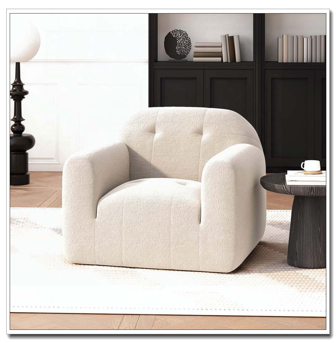Latitude Run® 35.75" Round Arm Accent Chair | Wayfair