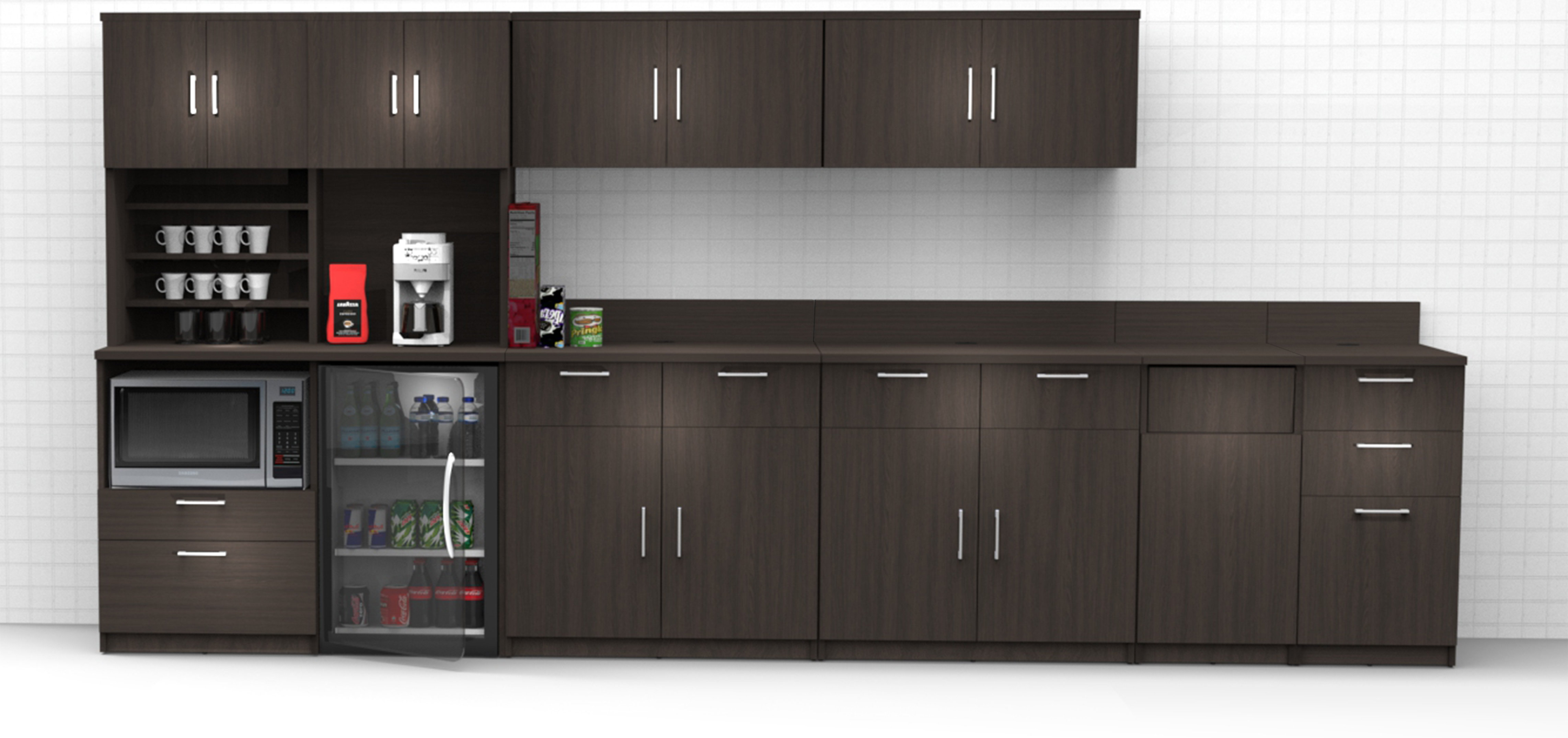 Breaktime Buffet Sideboard Kitchen Break Room Lunch Coffee Kitchenette ...