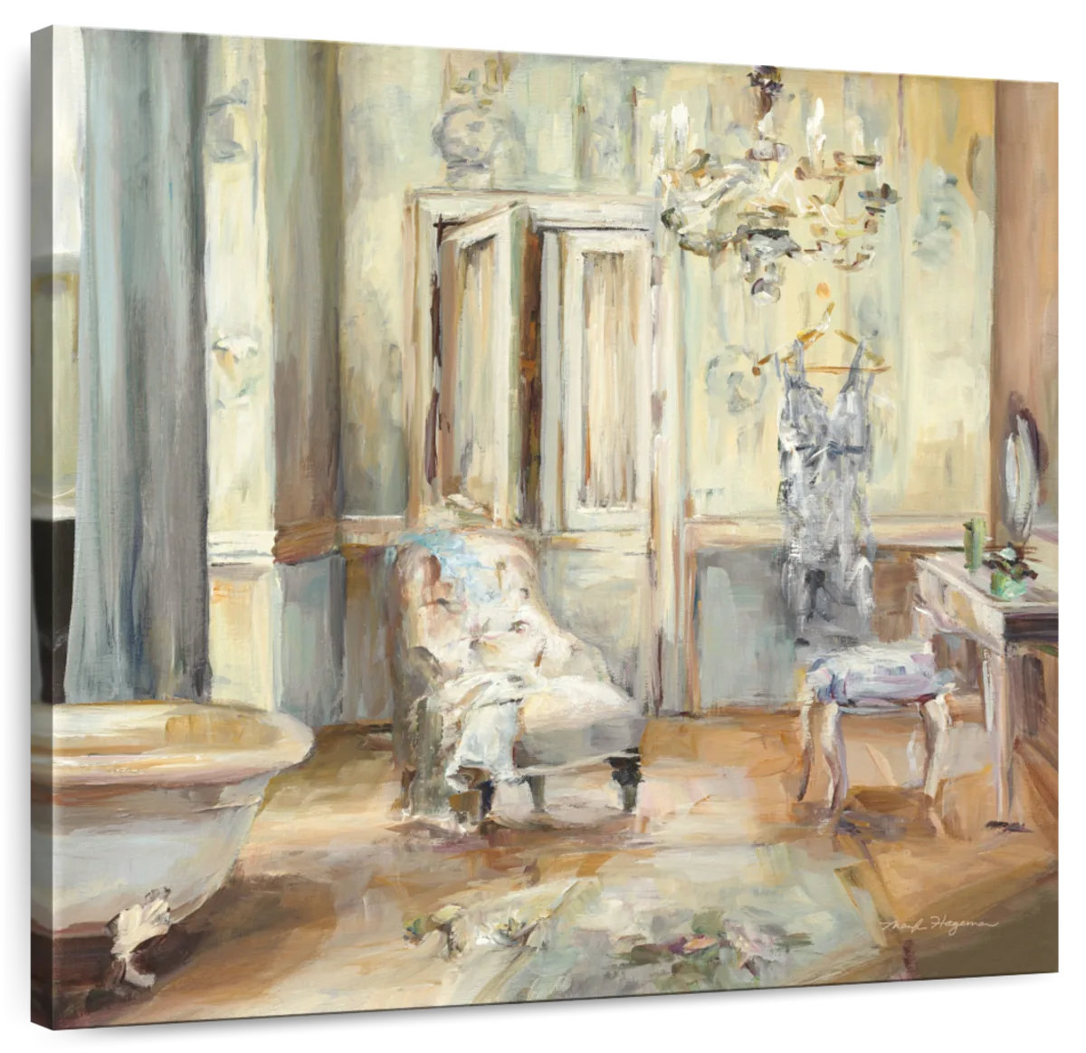 Bungalow Rose Kerrick Boudoir Bath II Gray | Wayfair