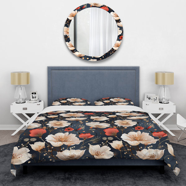 DesignArt Pegeia No Floral Duvet Cover Set - Wayfair Canada