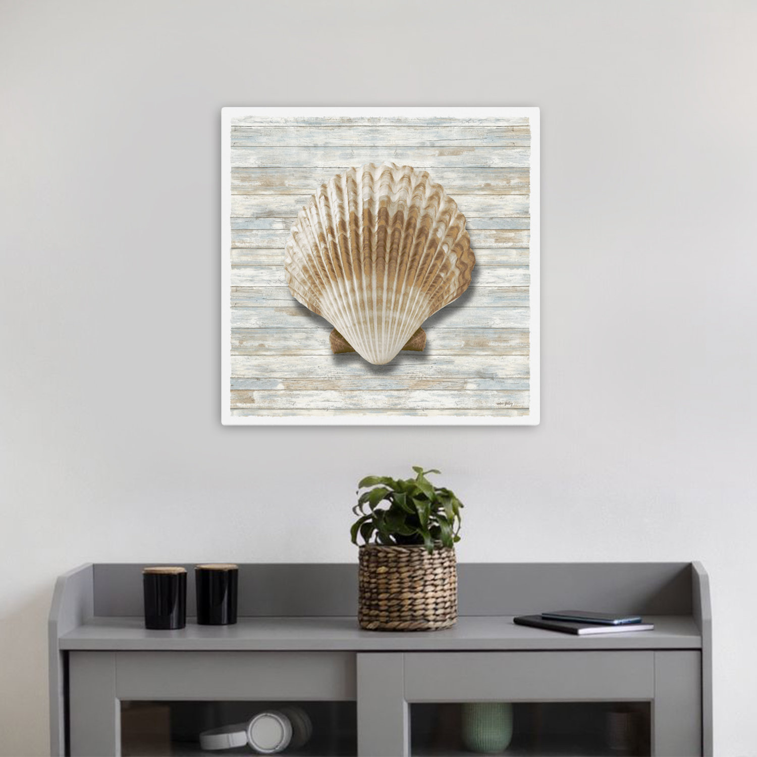 Dovecove Seashells Iv Coastal; Modern Farmhouse Beach Decor Oceanic ...