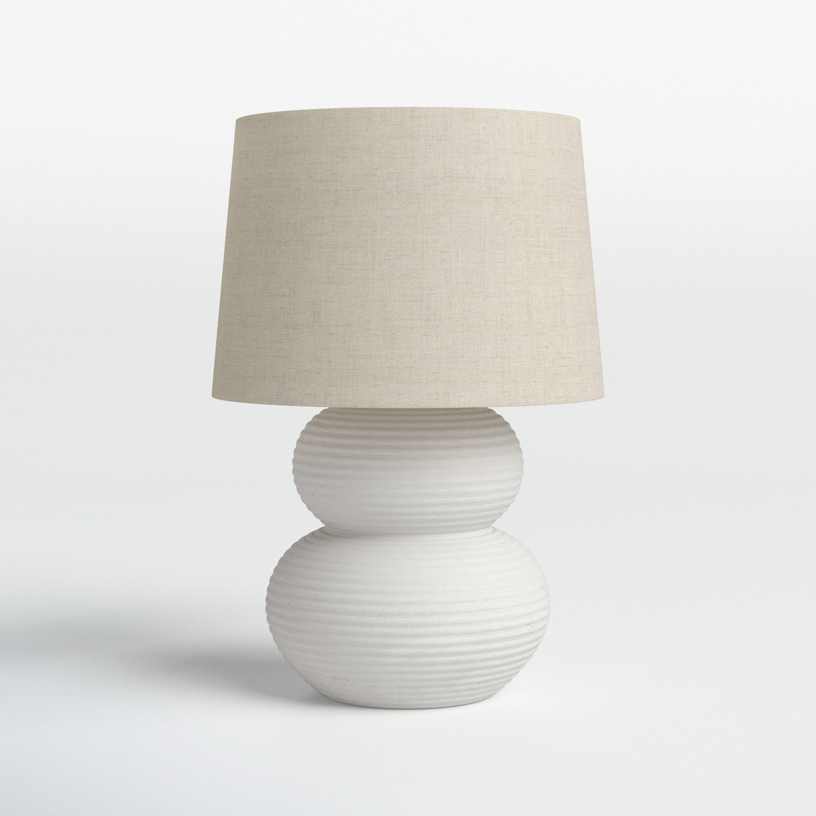 Birch Lane™ Bonham 25" White Table Lamp | Birch Lane