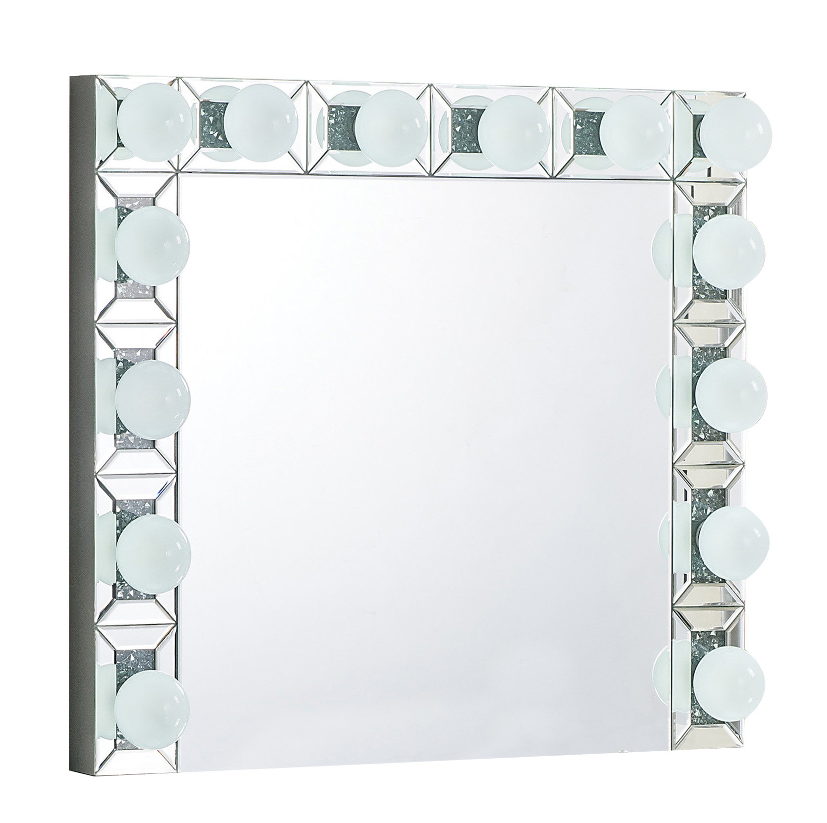 Everly Quinn Renningers Lighted Wall Mirror | Wayfair