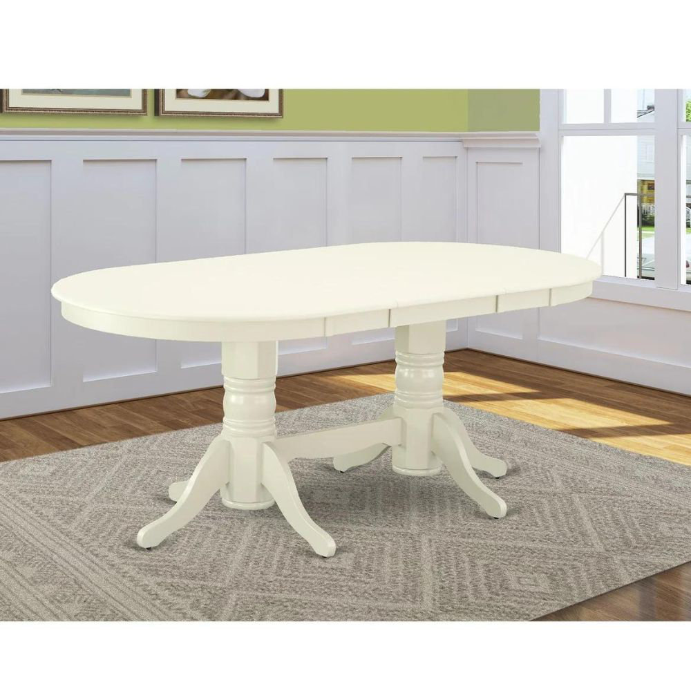 August Grove Table de salle à manger extensible en bois massif ...