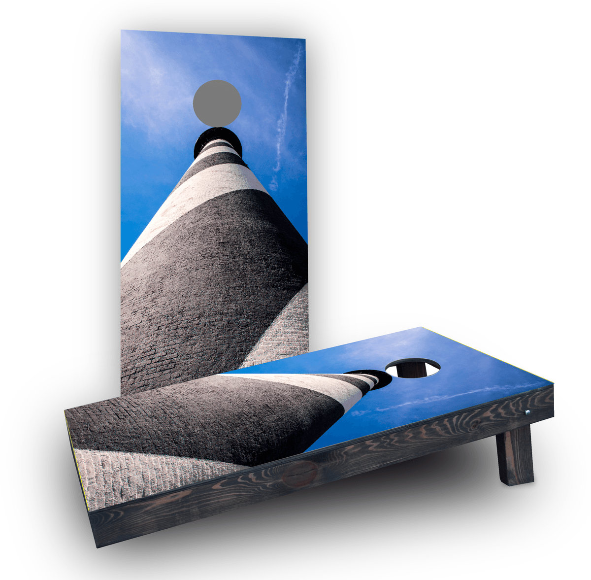 Custom Cornhole Boards 1' x 4' St. Augustine Lighthouse Light Weight ...