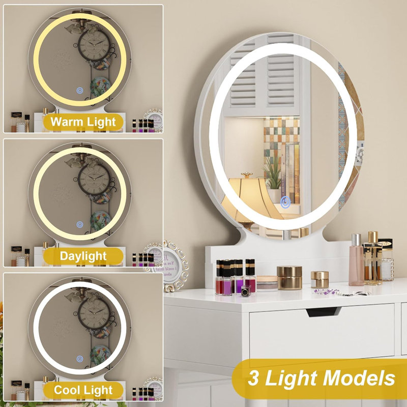 Wrought Studio™ Lerato Vanity & Reviews | Wayfair