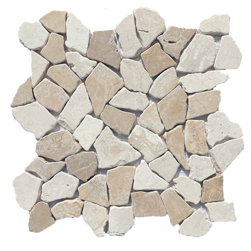 Mosaics4you Random Sized Natural Stone Random Mosaic Wall & Floor Tile ...