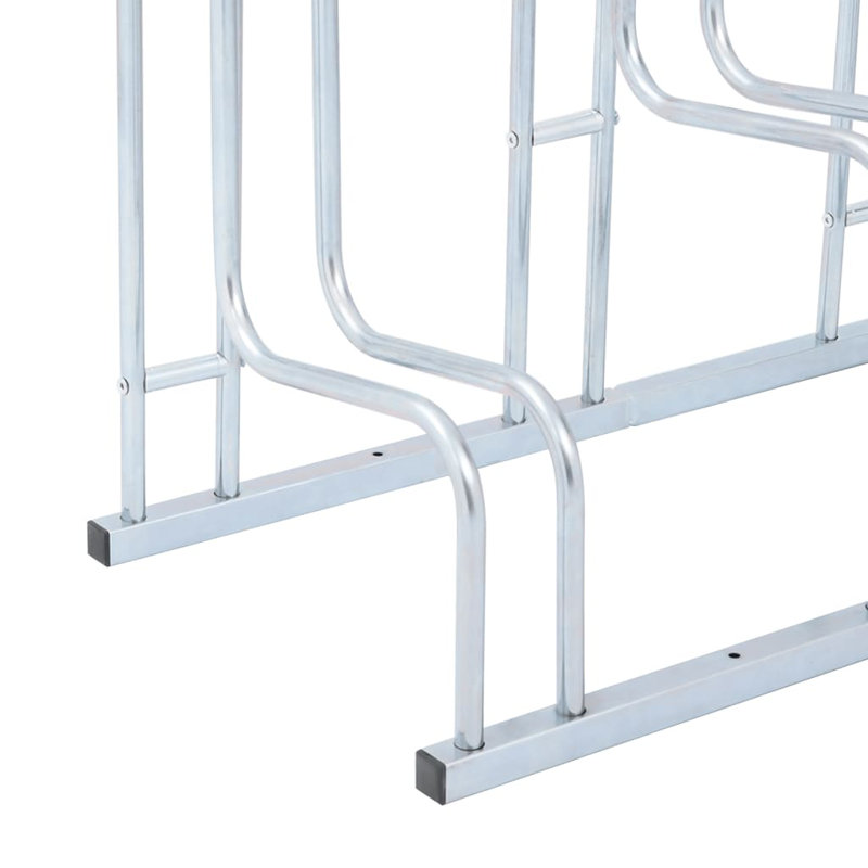 Arlmont & Co. Syeisha Galvanized Steel Bike Rack | Wayfair