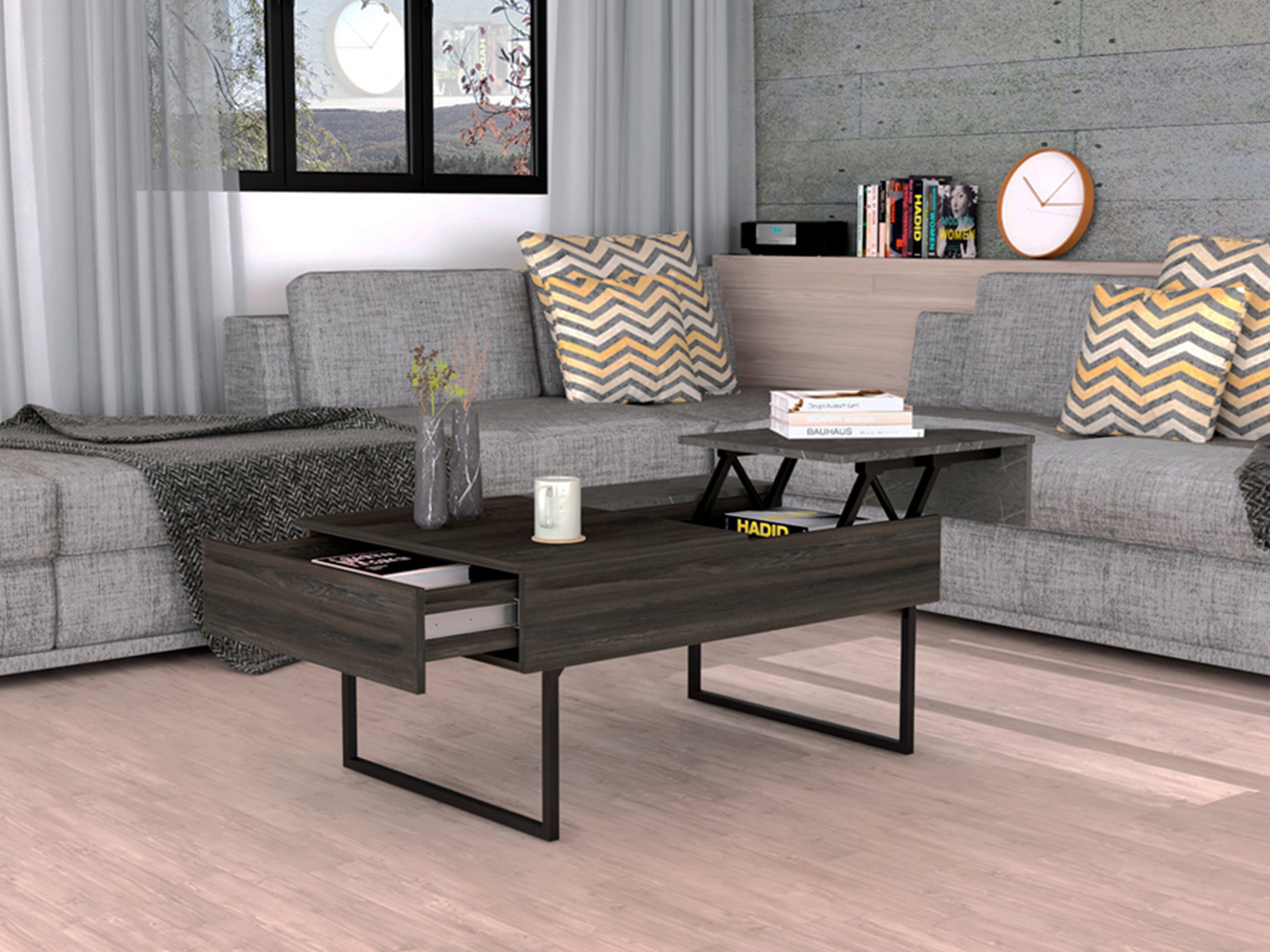 Ebern Designs Georgetown Lift Top Coffee Table - Wayfair Canada