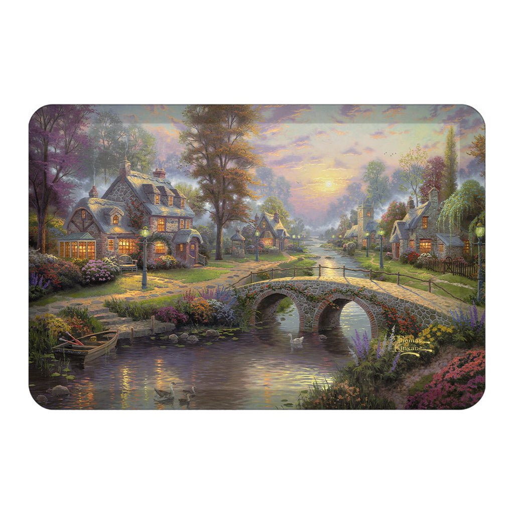 Thomas Kinkade Studios Sunset on Lamplight Lane Anti-Fatigue Mat | Wayfair