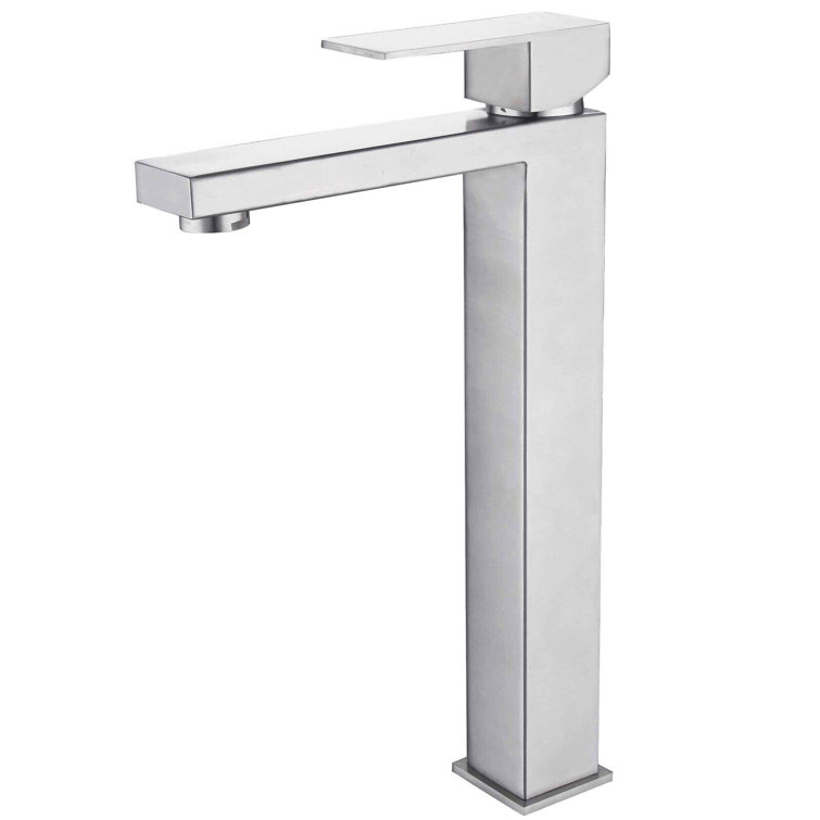 Belfry Bathroom Olla Bathroom Tall Square Sink Vanity Tap Faucet Mono ...