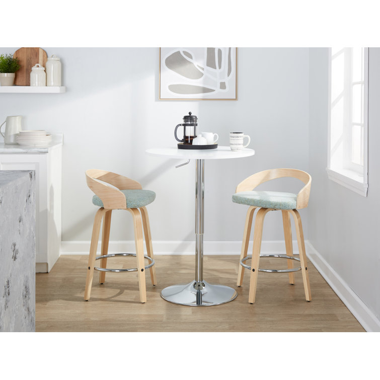 LumiSource Grotto Fixed-Height Stool - Set Of 2 | Wayfair