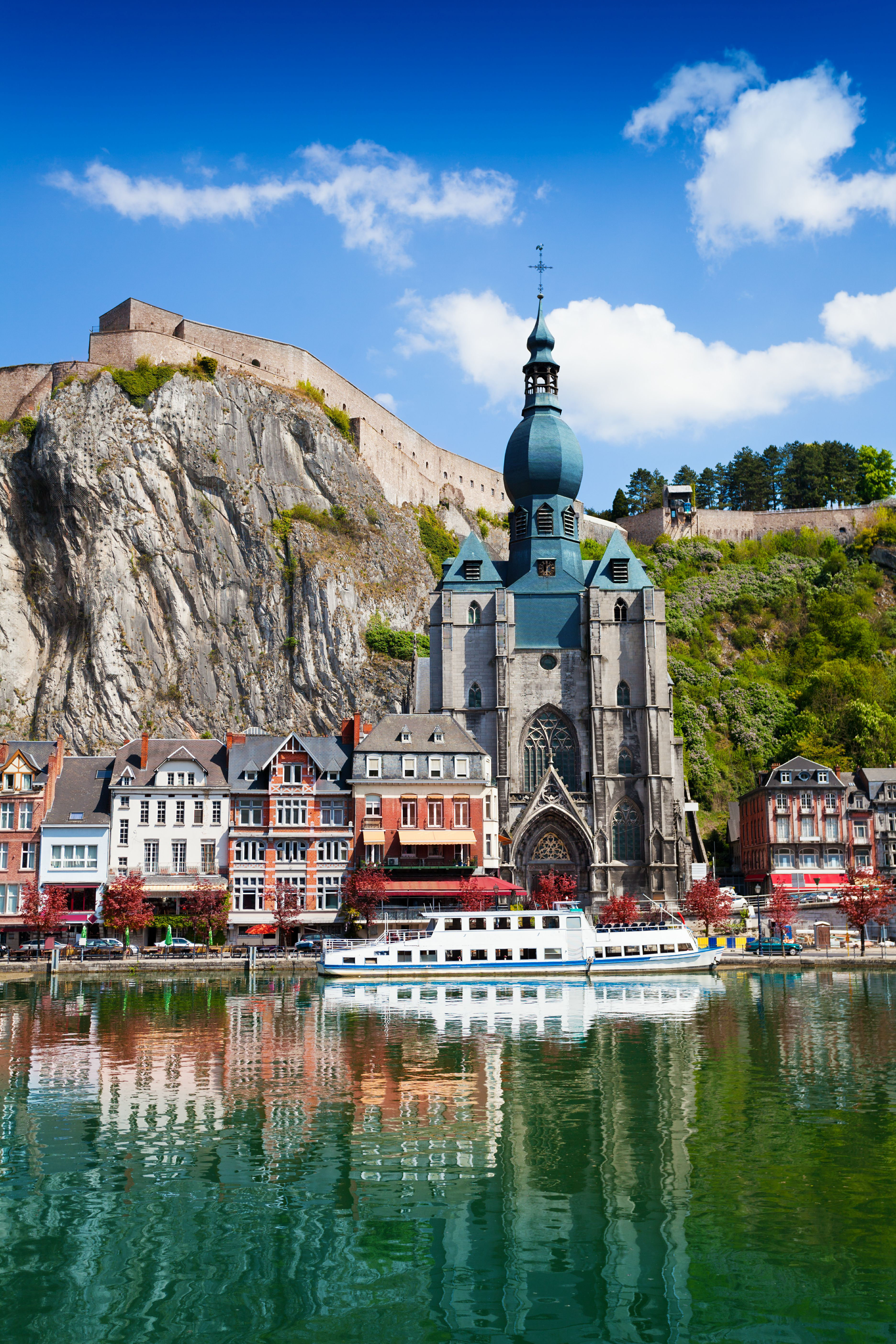 Ebern Designs Coreyon Dinant Collegiate Church - Wrapped Canvas ...