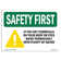 SignMission «Safety First Sign» - Wayfair Canada