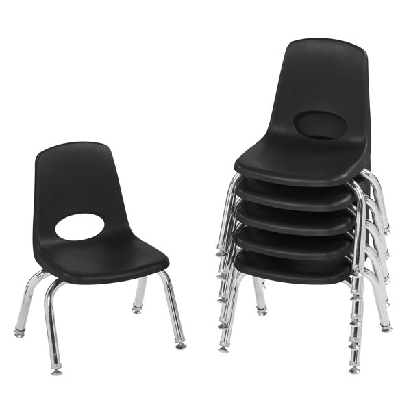 Factory Direct Partners Stacking Classroom Chair ( Set of 6 ) & Reviews ...