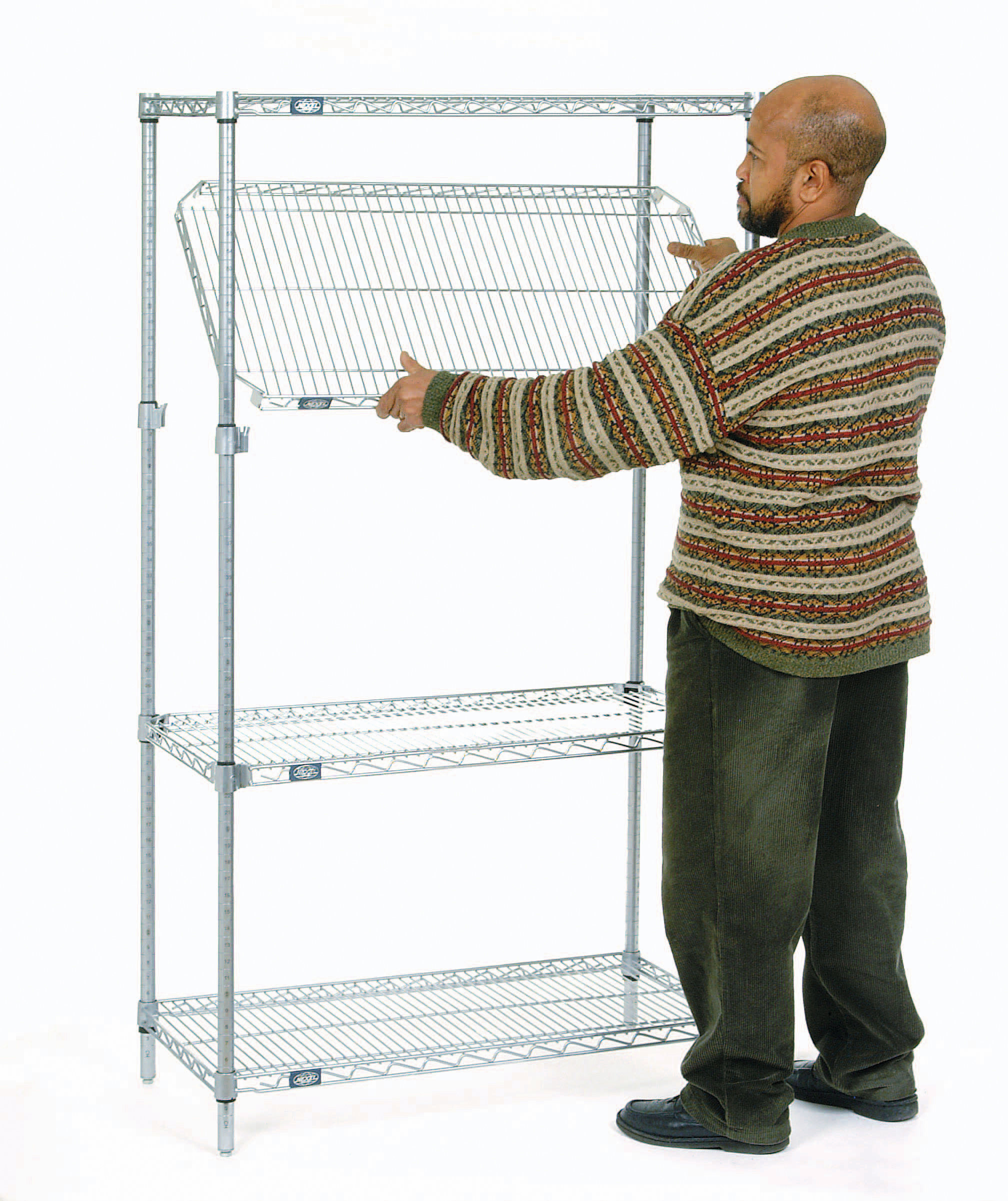 Nexel E-Z Wire 4 Shelf Shelving Unit Starter | Wayfair