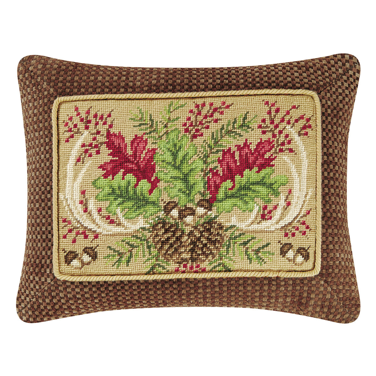 C&F Home Alpine Lodge Needlepoint Pillow | Wayfair