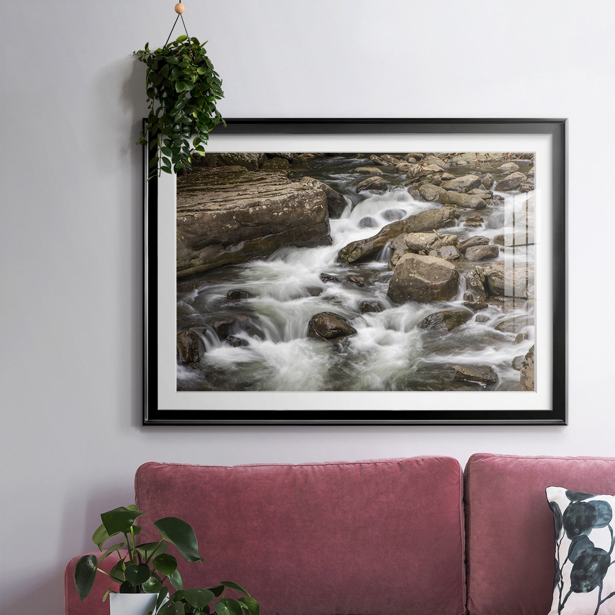 Millwood Pines Rushing Calm Framed On Paper Print | Wayfair