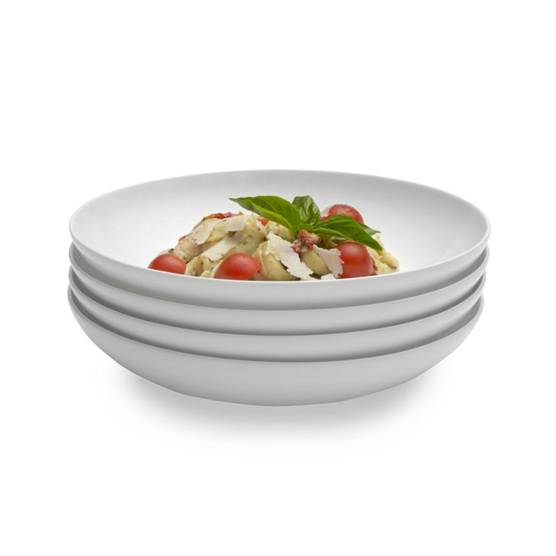 Mikasa Delray Bone China Pasta Bowl, 9-Inch, White & Reviews | Wayfair