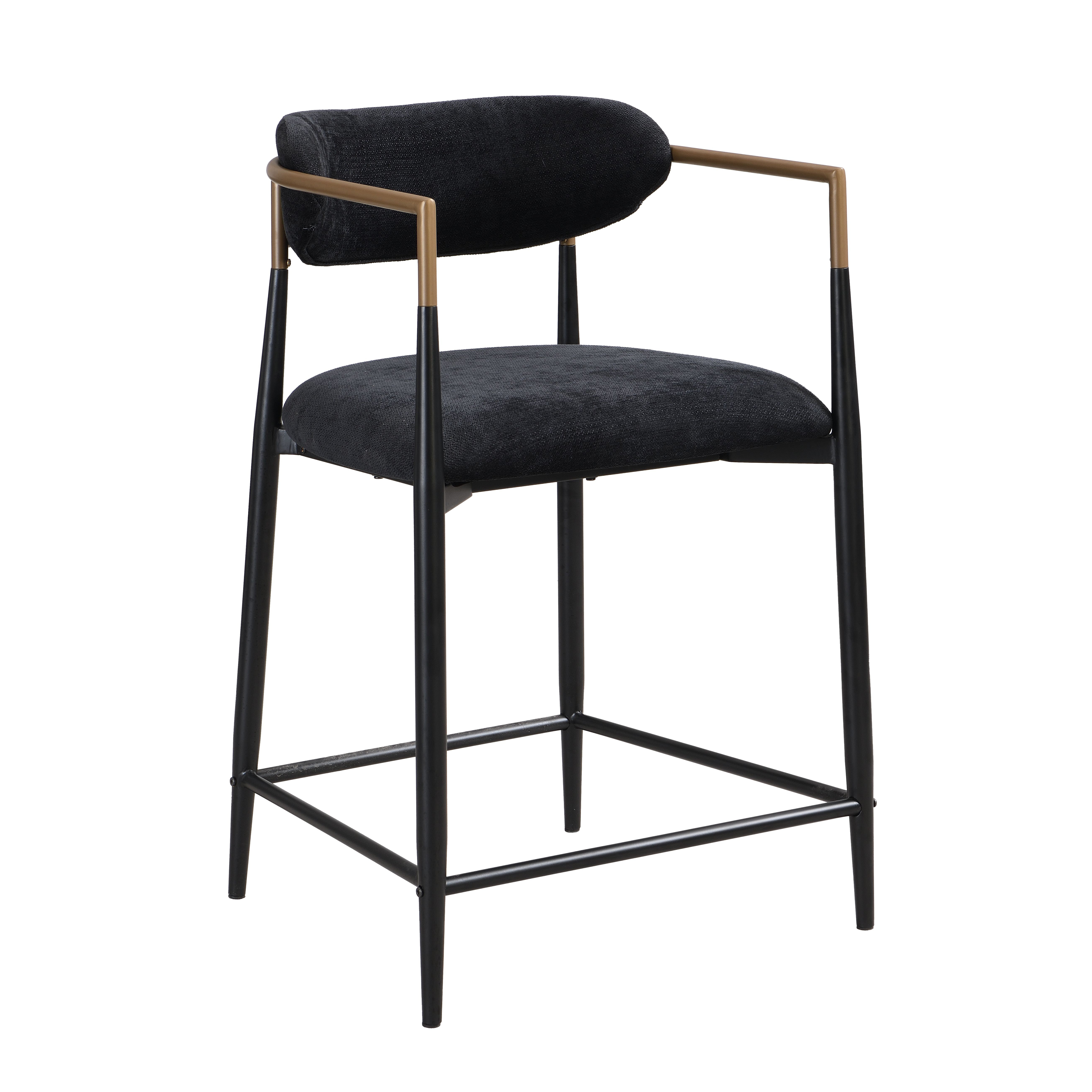 Mercer41 Counter Height Chair Counter Stool with Armrest | Wayfair