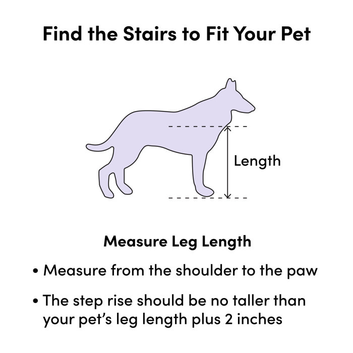 Tucker Murphy Pet™ Wava Padded 3 Step Pet Storage Foldable Steps ...