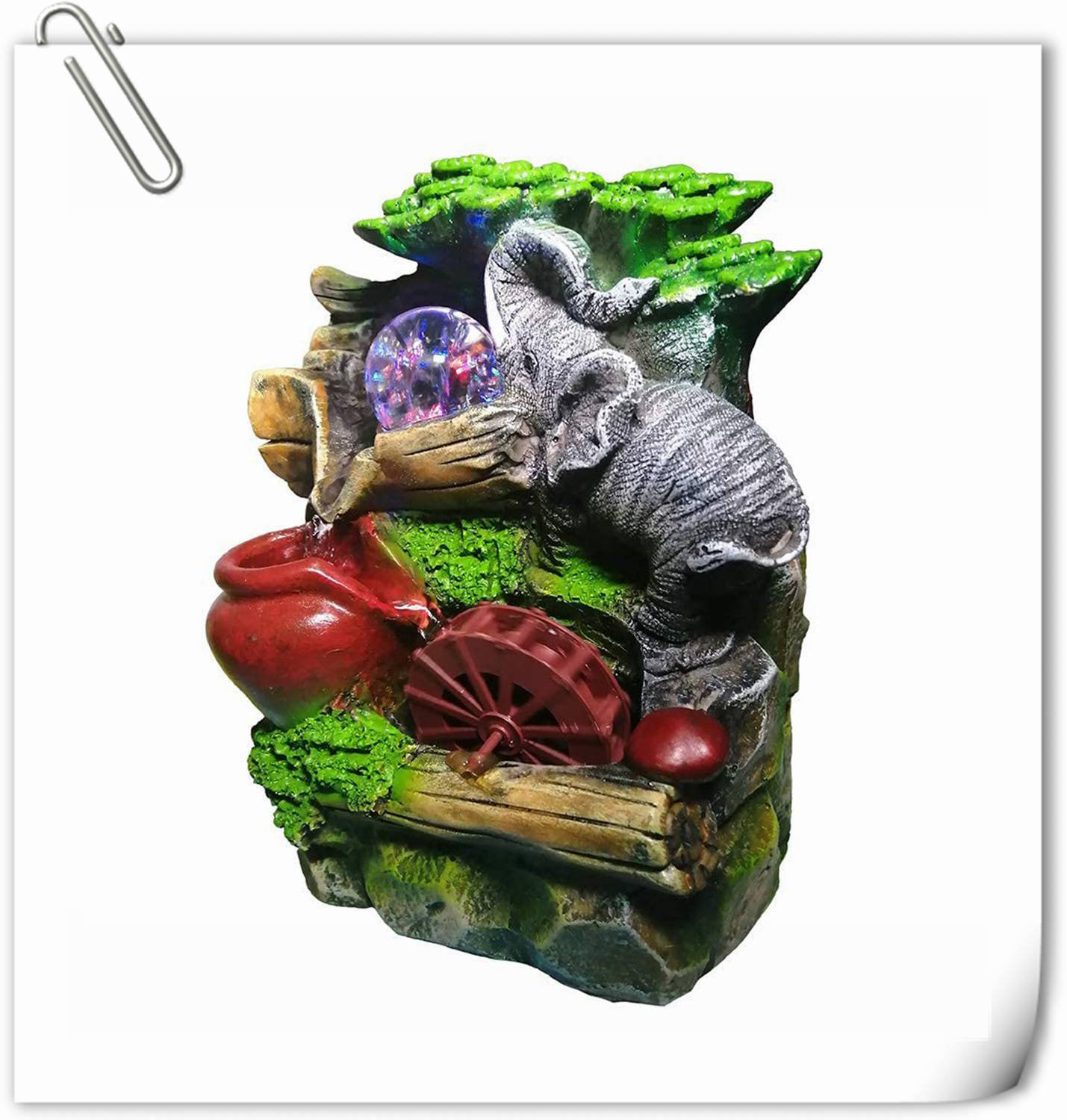Dakota Fields Tabletop Fountain Indoor Small Rockery Desktop Mountain ...