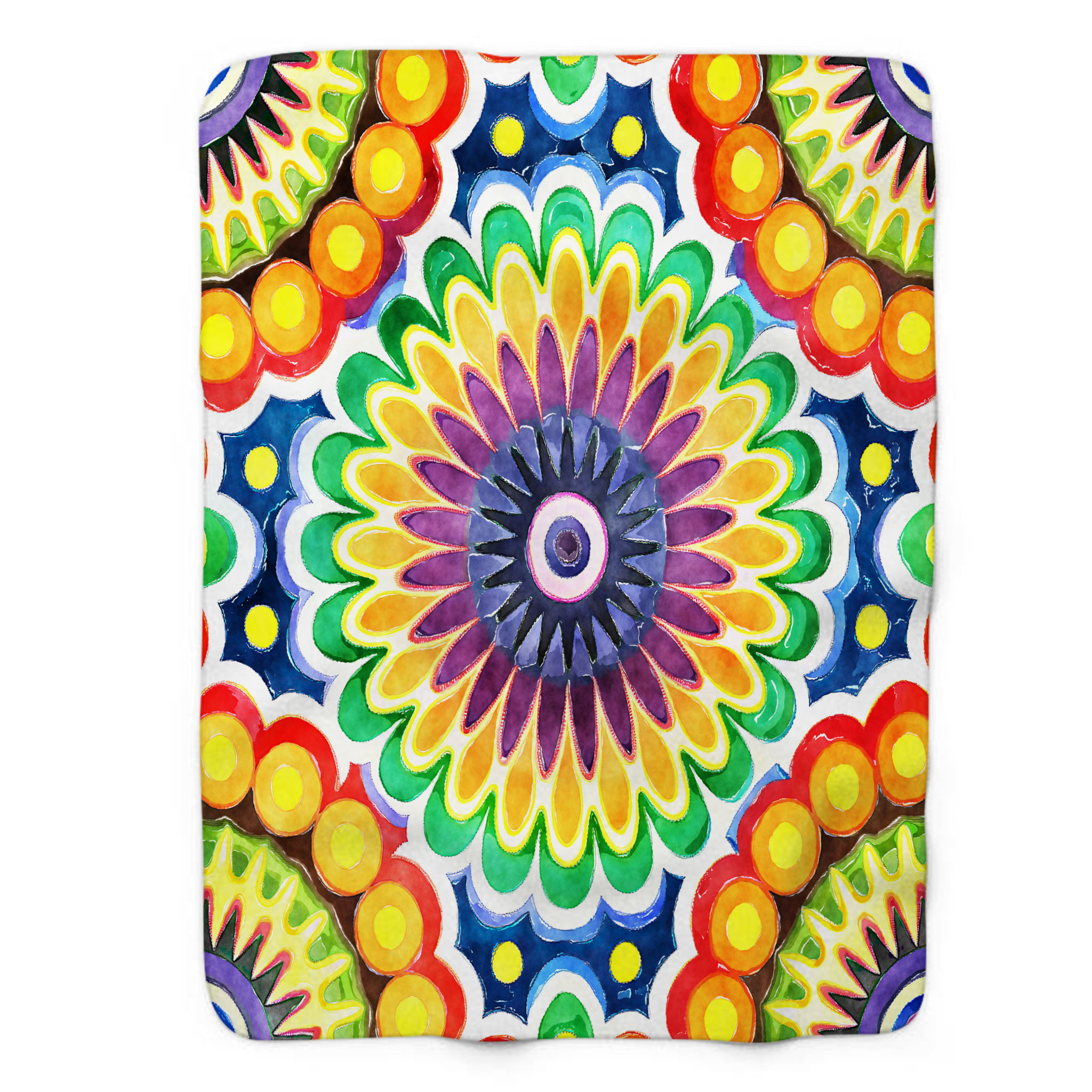 mandala throw blanket