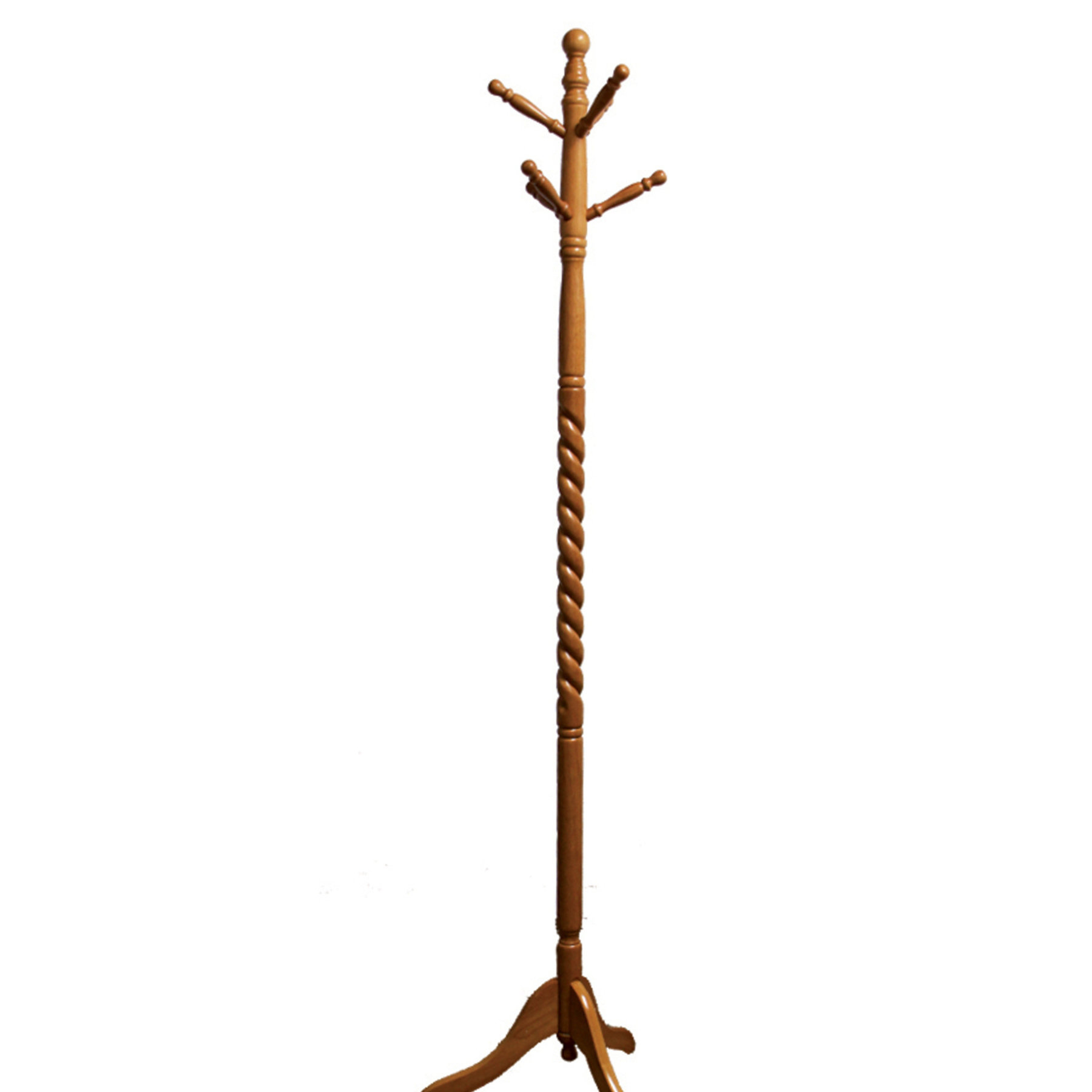 Charlton Home® Wooden Standing Coat Rack | Wayfair