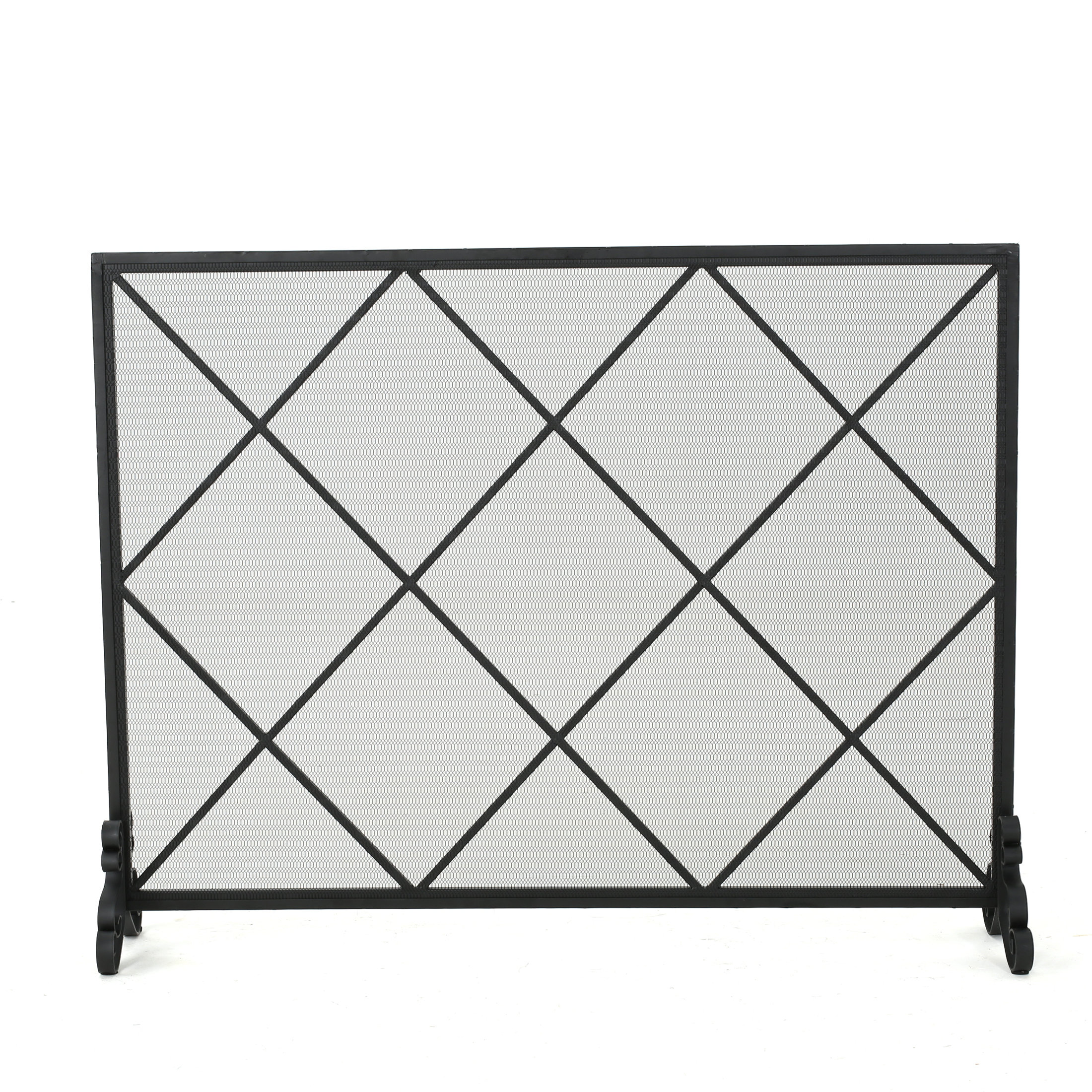 Hokku Designs Stylish Fireplace Ember Guard Screen | Wayfair