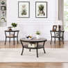 17 Stories Aderes 3 Piece Coffee Table Set & Reviews | Wayfair
