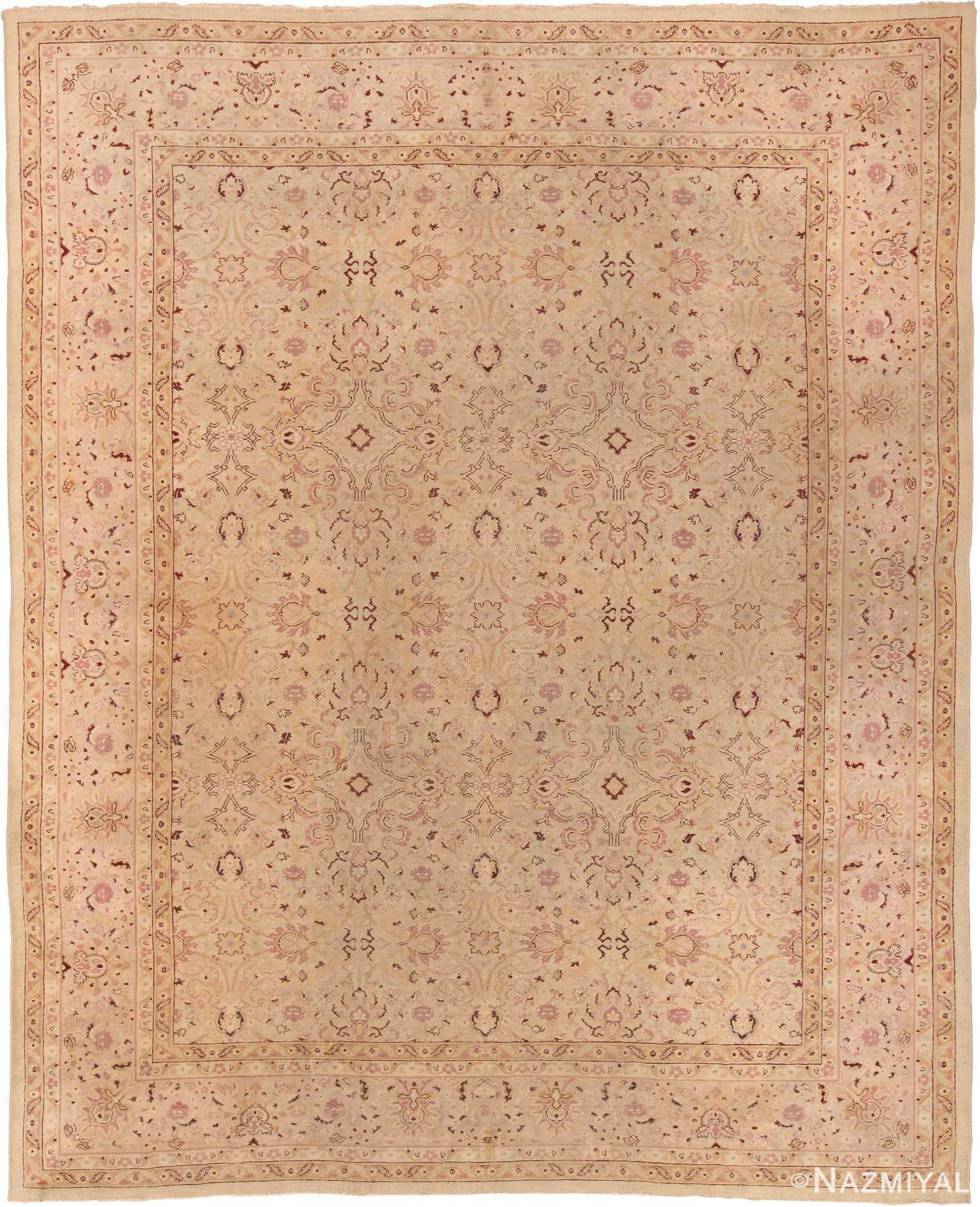 Nazmiyal Collection Soft Patel Color Antique Allover Design Indian ...