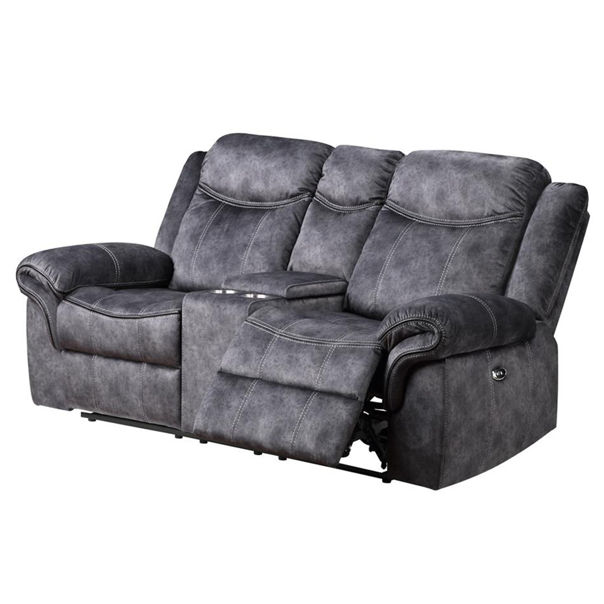 Latitude Run® JIMNY DOMINO GRANITE POWER CONSOLE RECLINING LS WITH ...