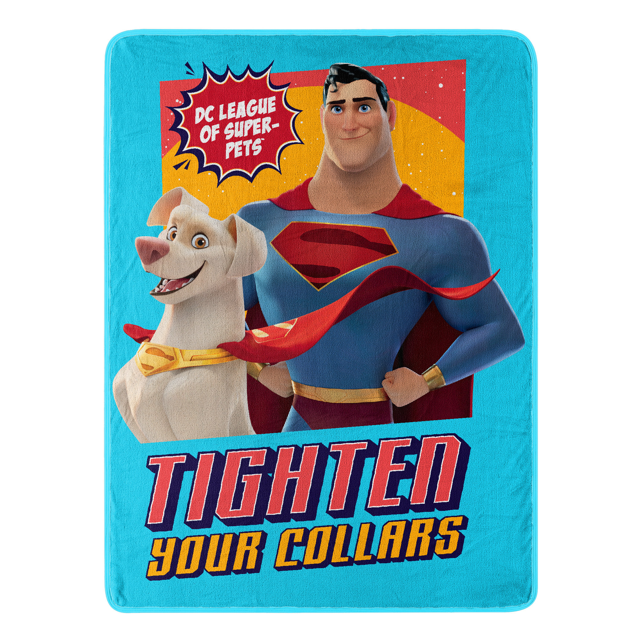 Northwest Superpets Tighten Your Collars Micro Raschel Throw | Wayfair
