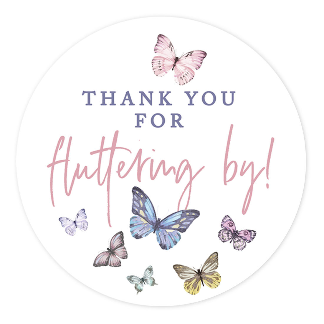 Koyal Wholesale Kids Party Favour Thank You Stickers, 80-Pack 2-Inch ...