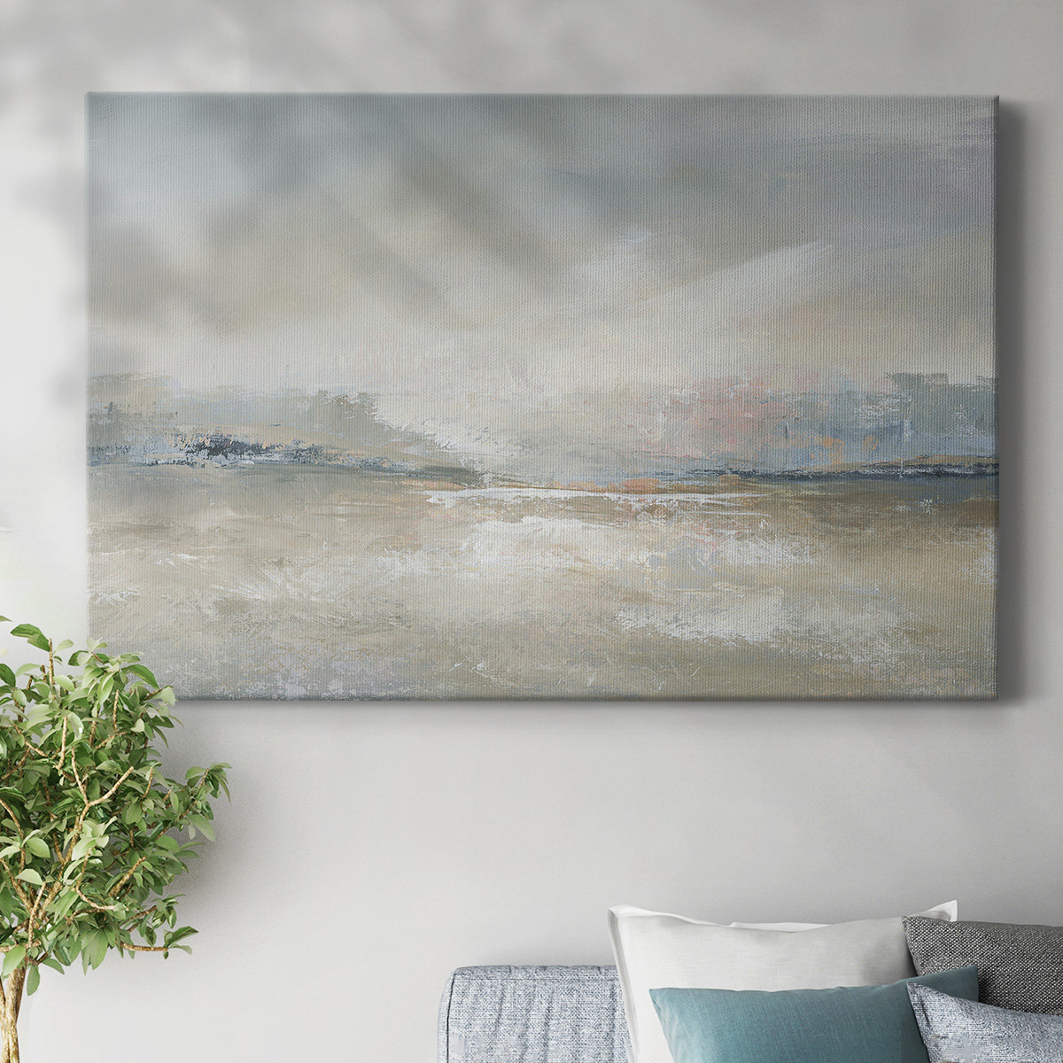 Ivy Bronx Horizon Haze-Gallery Wrapped Canvas | Wayfair