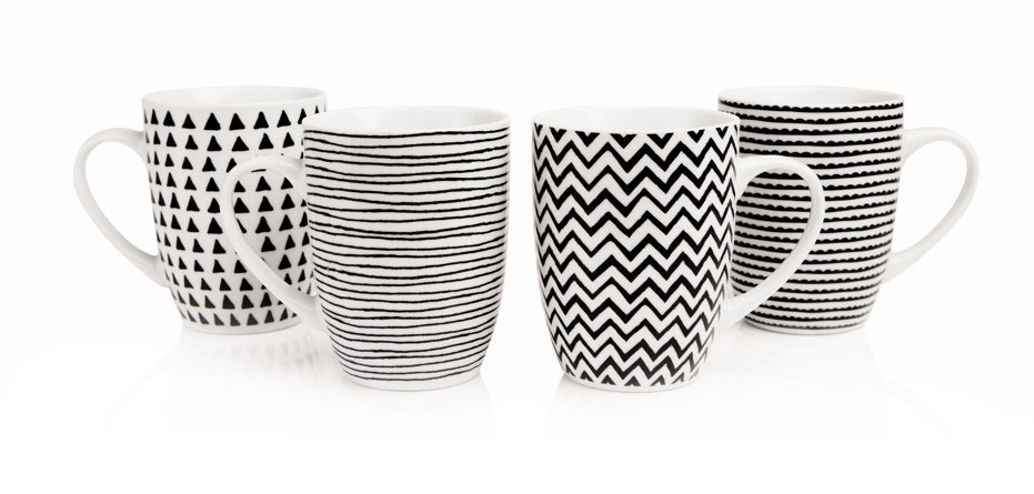 17 Stories Inzel 4 Piece Mug Set | Wayfair.co.uk
