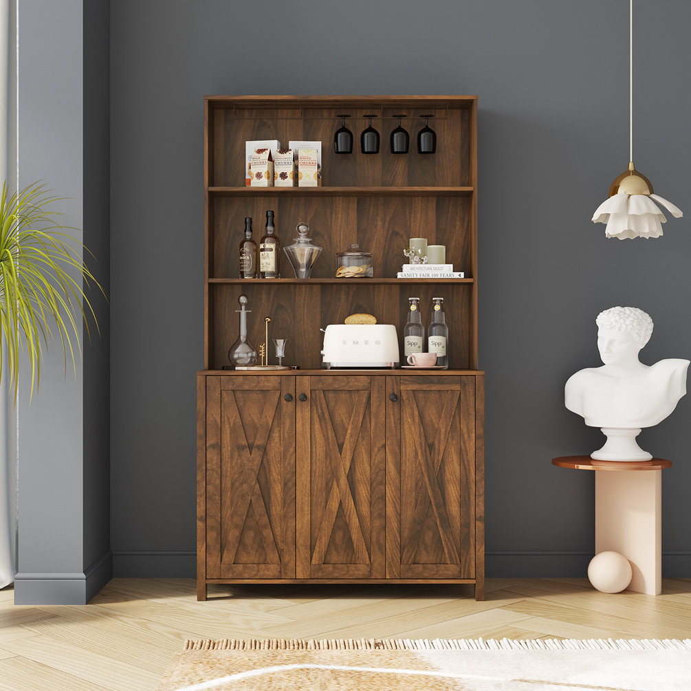 Red Barrel Studio® Gerarde 70.9" Kitchen Pantry "& Reviews" | Wayfair