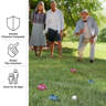Hey! Play! Bocce Ball Set - Lawn Game for Backyard, Beach, or Wedding ...