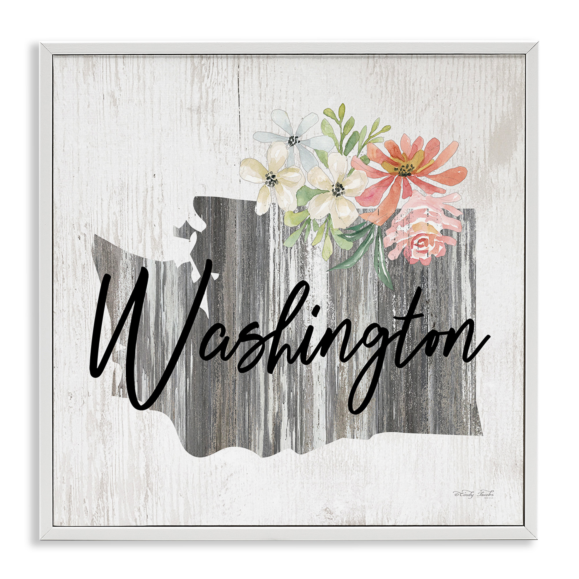 Ophelia & Co. Shabby Elegance Washington Framed Giclee Art by Cindy ...